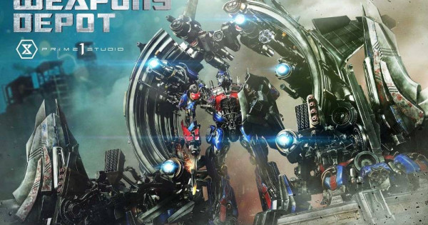 Prime 1 Studio - Museum Masterline Transformers: Dark of the Moon (Film) Optimus Prime Weapons Depot